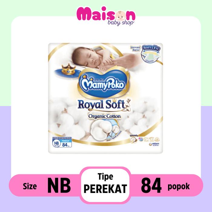Jual NB84 - MamyPoko Royal Soft NB 84 TAPE NewBorn Perekat diapers bayi ...