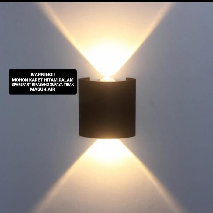 Promo Lampu Dinding Taman Outdoor COB LED Wall Light Minimalis 2x1W ...