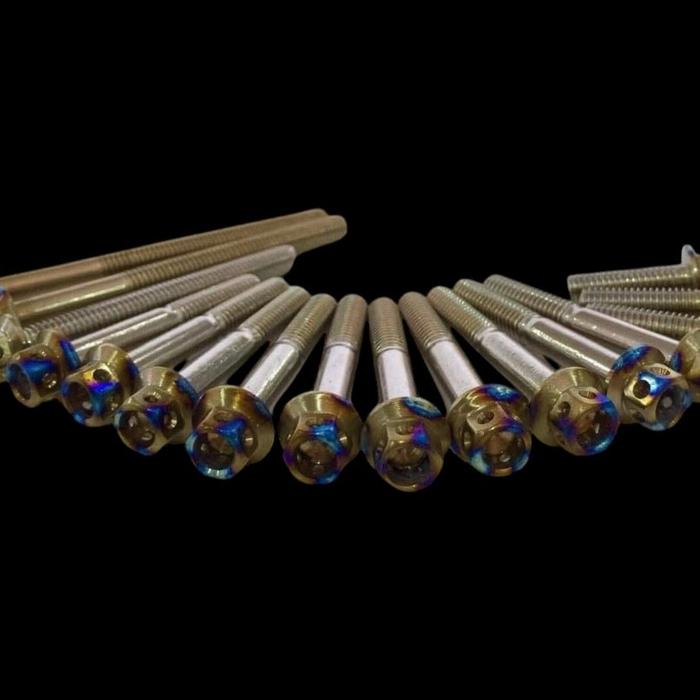 Jual Baut Mesin Titanium Burn Xmax Nmax Aerox Premium Quality Asli ...