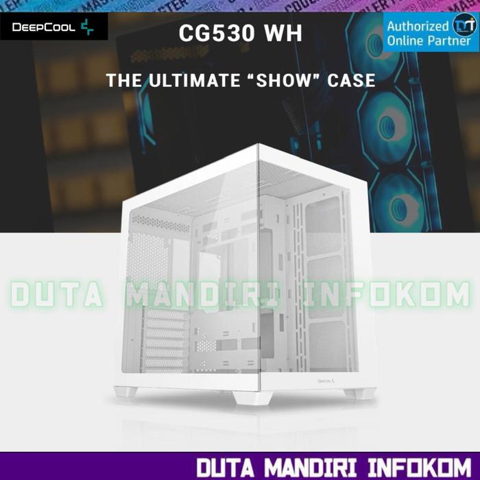 Promo DeepCool CG530 Series - Aesthetic Panoramic Crystal Clear ...