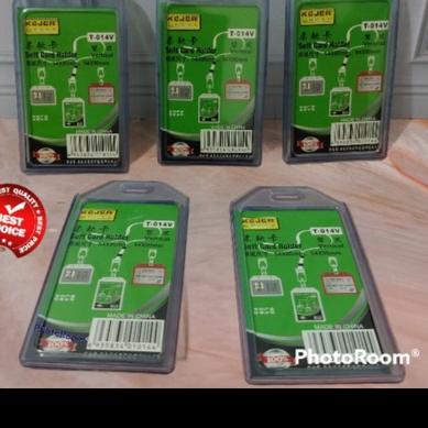 Jual Frame name tag Casing Tempat ID Card karet Tebal 1 sisi T014V ...