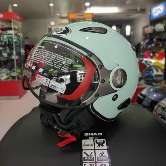 Jual HELM KYT ELSICO SOLID - STEEL BLUE / HELM KYT ELSICO ORIGINAL ...