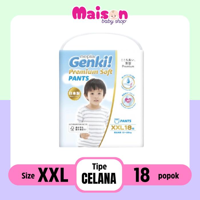 Jual JUMBO - Nepia Genki XXL Pants 26 XXL 26 Jumbo Pants Diapers Popok ...
