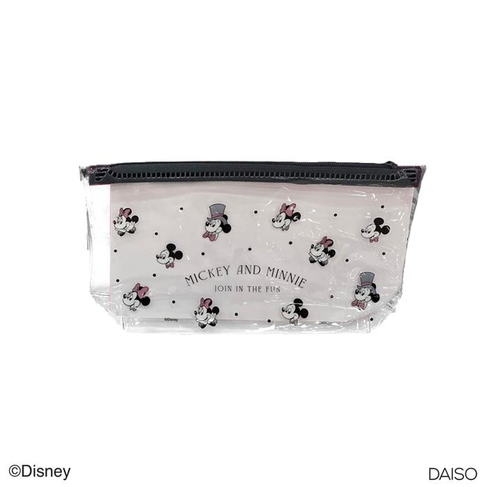 Jual Daiso Boat Shaped Vinyl Pouch - Mickey and Minnie - - Hitam ...