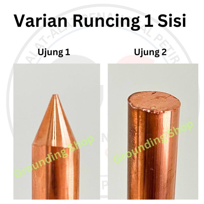 Jual Grounding Rod 3/4 x 4 Meter / Stik Copper Rod 3/4 Asli Tembaga ...
