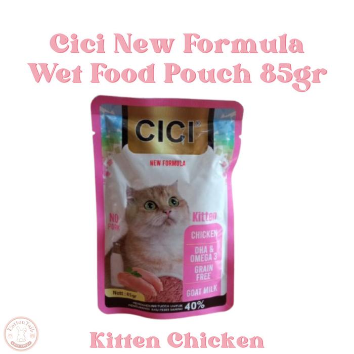 Jual Cici New Formula Makanan Kucing Pouch Cici Cat Food New Formula ...