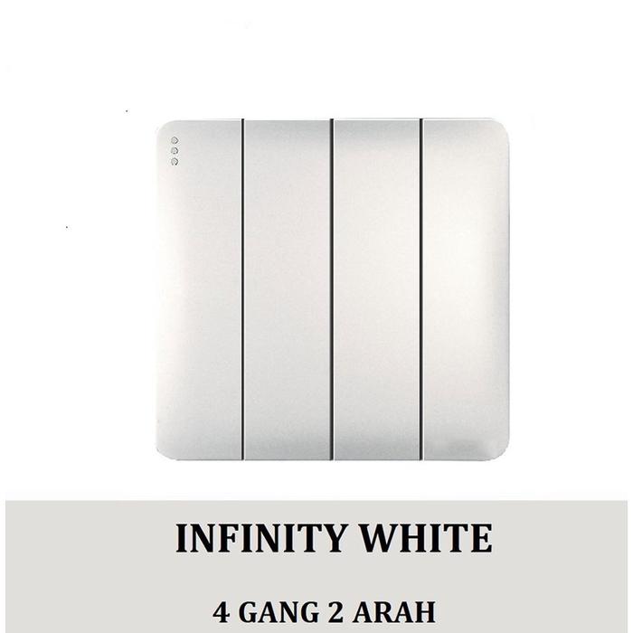 Jual COZY Saklar modern style Infinity White/ Stop Kontak / Sakelar ...