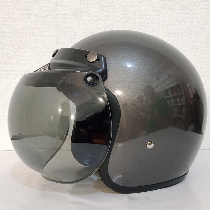 Jual Helm Dewasa Bogo Ukuran L Standar SNI dengan Kaca Cembung, kaca datar, atau dengan pet ...