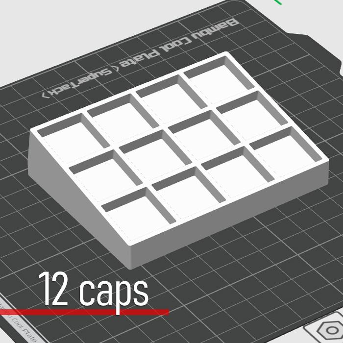 Jual Artisan Keycap STORAGE Organizer Container Mechanical Keyboard Box ...