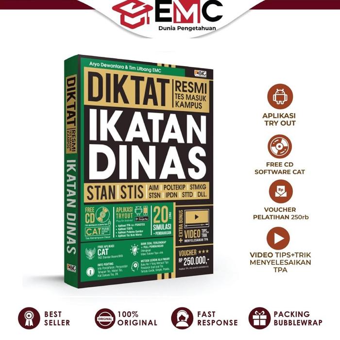 Jual EMC Diktat Resmi Tes Masuk Kampus Ikatan Dinas Stan Stis - Jakarta ...