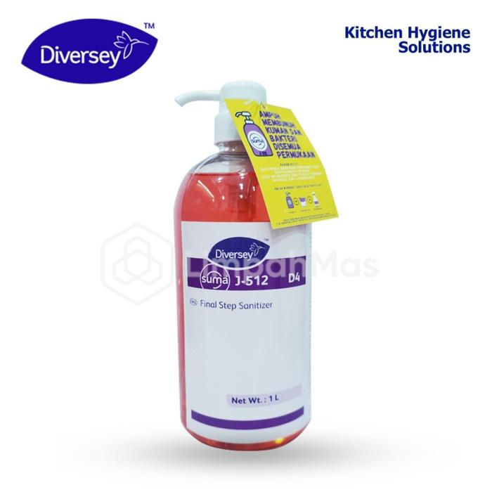 Jual Diversey Suma J-512 D4 Kemasan 1 Liter - Disinfektan 1L Untuk ...