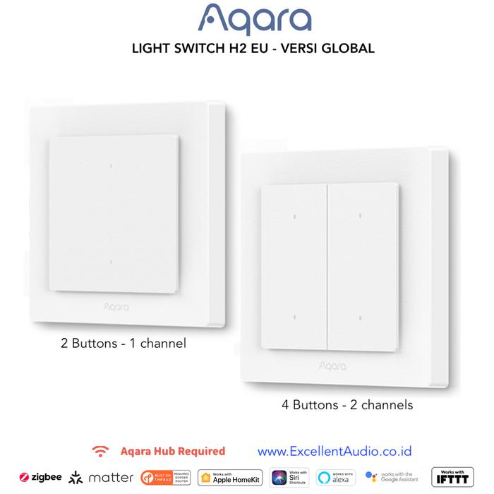 Promo Saklar Listrik Aqara H2 EU smart Light Switch Saklar pintar - 4 ...