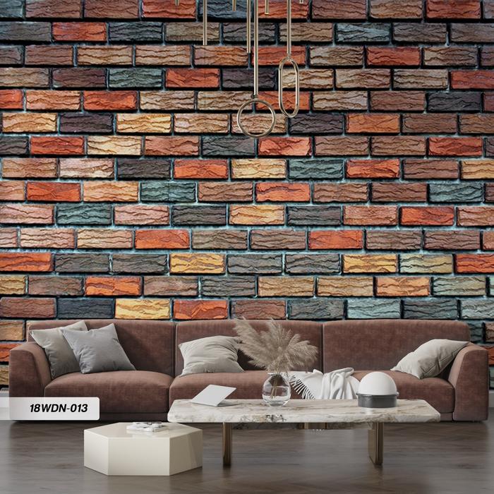 Jual Wallpaper Dinding Motif Brick/Bata Custom - 18WDN-013, STIKER ...