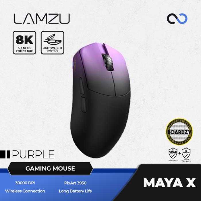 Jual Lamzu Maya X 8k Wireless Ultra Light Ambidextrous Gaming Mouse ...