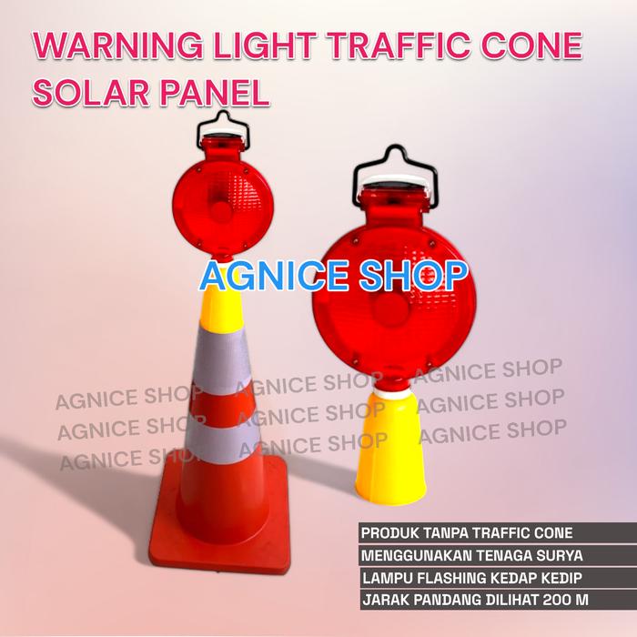 Jual Lampu Safety Traffic Cone Kerucut Strobelight Automatic Warning ...