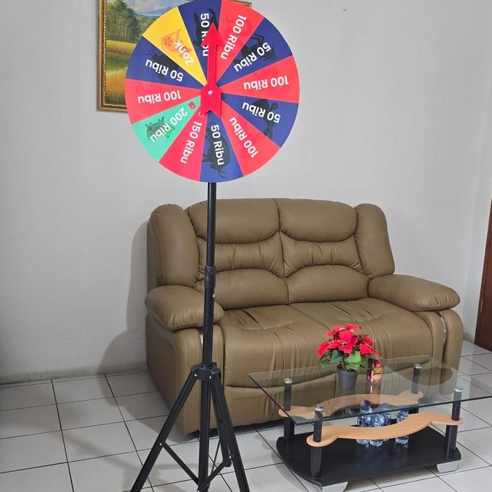 Jual Tripod Roda Undian / Spin Wheel ( Termasuk Cetakan ) - Diameter 80 ...