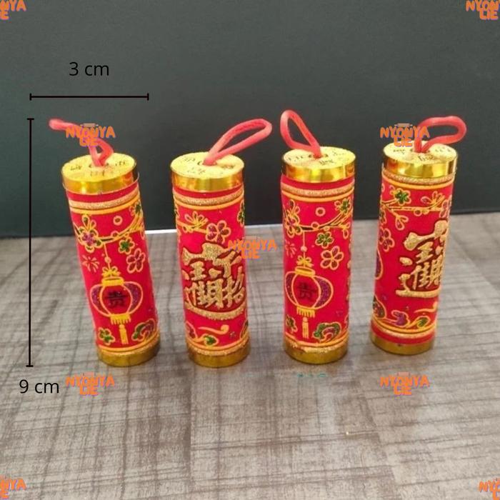 Jual CPI02 Topper Petasan Bian Pao FU Imlek Sincia Dekorasi Kue Tar ...