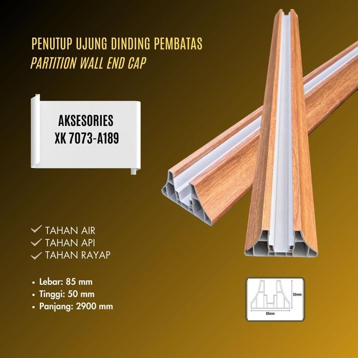 Jual AKSESORIS PENUTUP UJUNG DINDING PEMBATAS / SIKU SUDUT PVC SEKAT ...