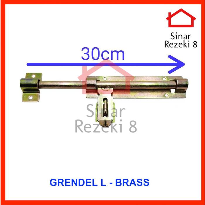 Jual Grendel Pintu Besi L / Kunci Pagar Besar Selot Jendela Slot ...