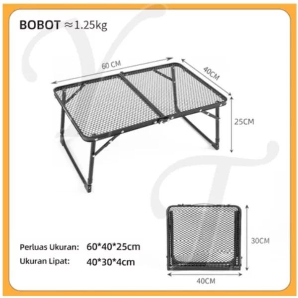 Jual Meja lipat Grid Meja Camping Aluminum dengan Panel Sayap Meja ...
