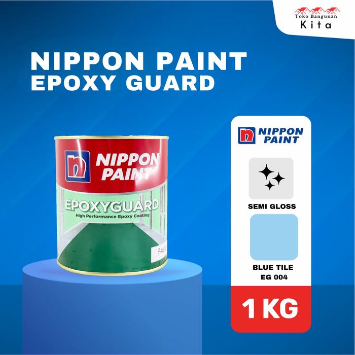 Jual Nippon Paint Epoxy Guard 1 Ltr Semua Warna - Blue Tile, 1 Liter ...