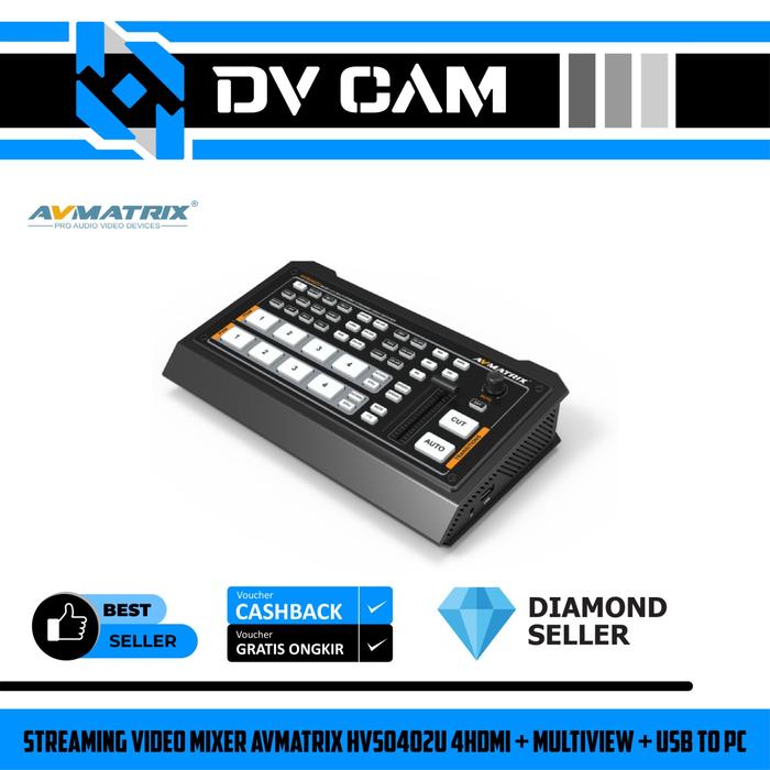 Jual Streaming Video Mixer AVMATRIX HVS0402U 4HDMI + Multiview + USB to ...