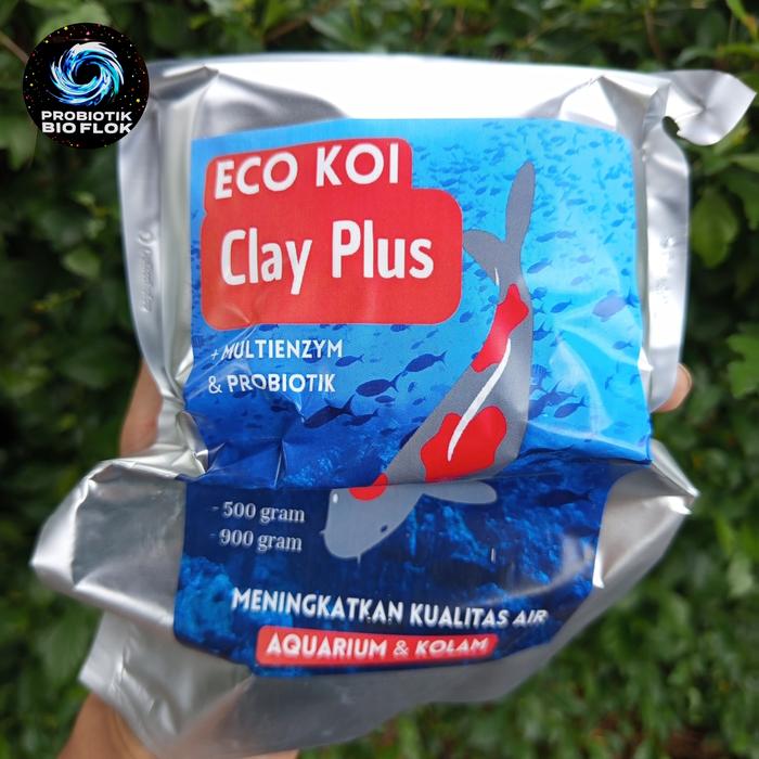 Promo clay Koi ECO penjernih kolam + probiotik 500 gram - Clay Plus ...