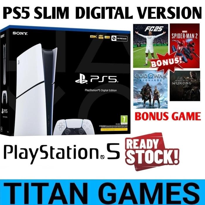 Jual PS5 Slim Disc Version - PS5 Slim Console Digital Version - PS5 ...