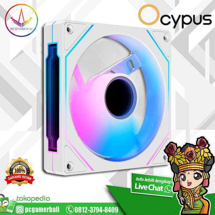 Jual Fan Casing Ocypus Gamma F12 WH ARGB Reverse Blade / Fan Case ...