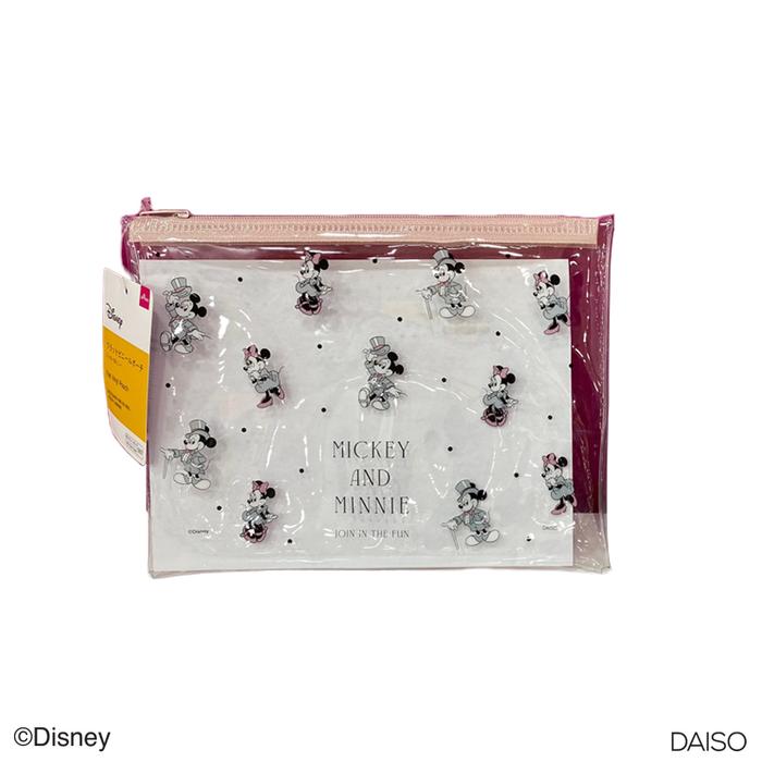 Jual Daiso Flat Vinyl Pouch - Mickey and Minnie - - Merah Muda ...