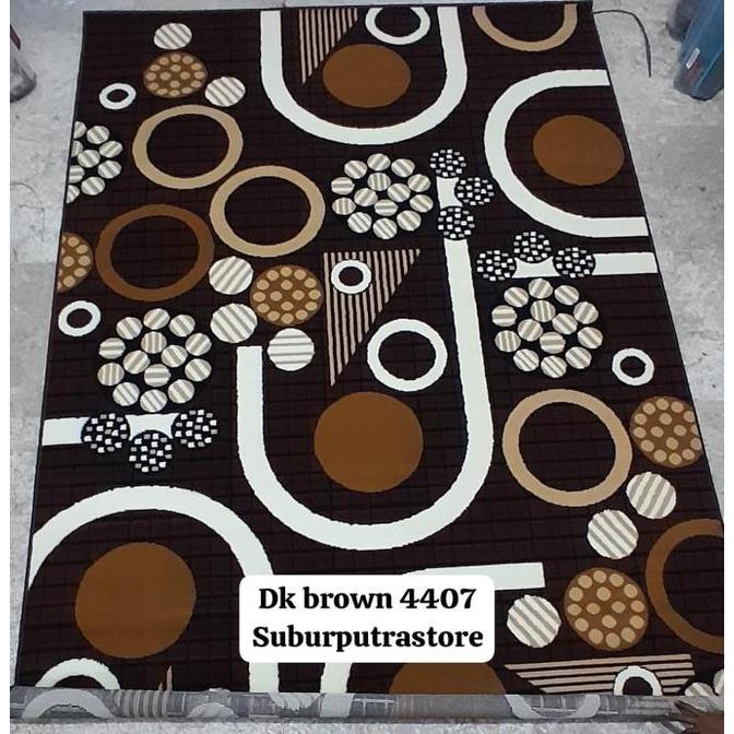 Jual Karpet Moderno 160 X 210 Cm . - 4407 Dk Brown - Kota Surabaya - kj ...