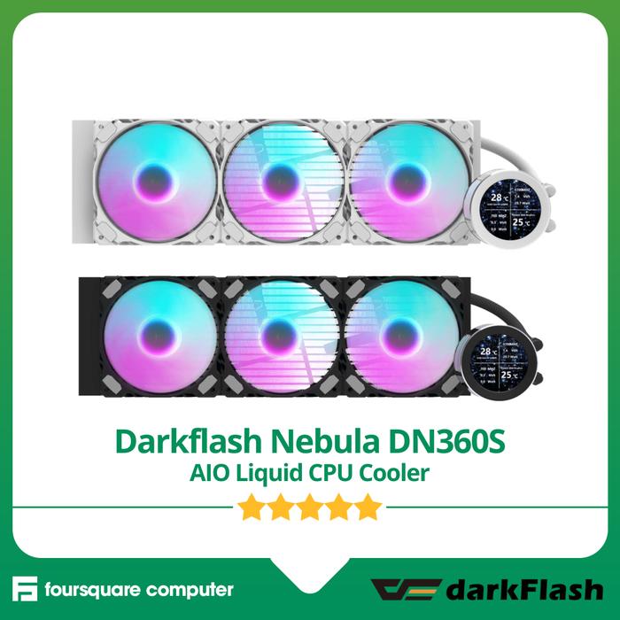 Jual Darkflash Nebula DN360S White & Black | AIO Liquid CPU Cooler ...