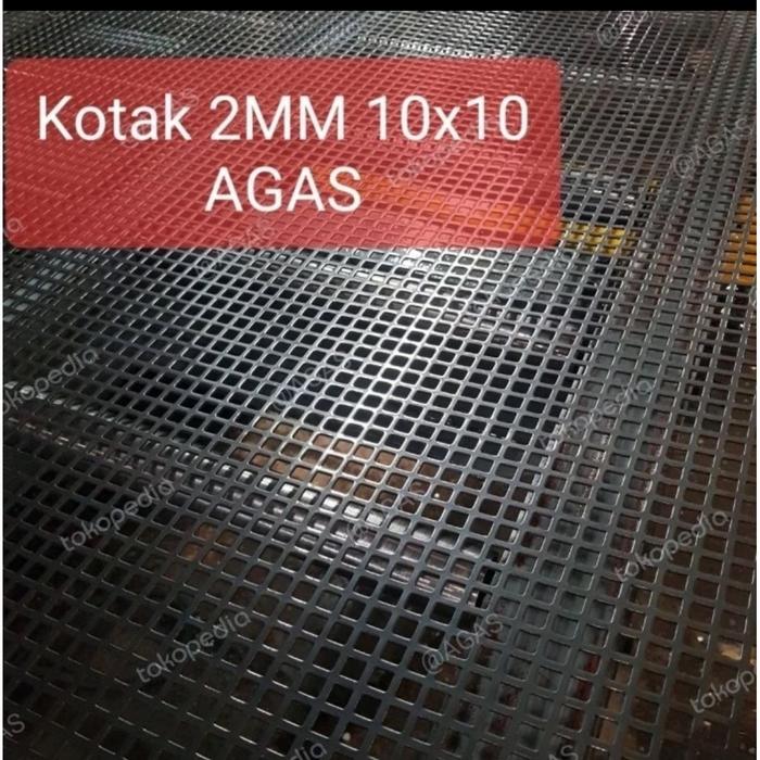 Jual Plat Lubang Perforated Kotak Besi UK 120x240 cm Varian Baru ...