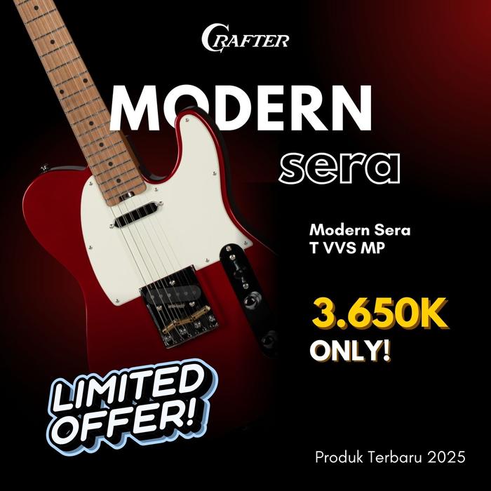 Jual Gitar Elektrik Crafter Modern Sera T VVS MP Roasted Maple ...