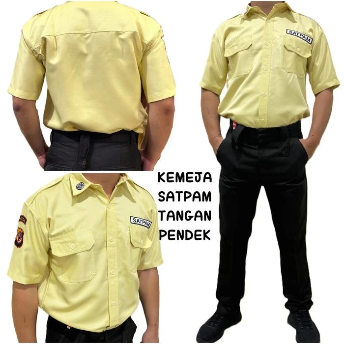 Promo Seragam PDH Satpam Warna Baru - Seragam PDH Satpam Krem - XL ...