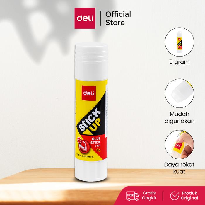 Jual Deli Glue Stick / Lem Kertas Batangan 9gram Daya Rekat Kuat E7101 ...