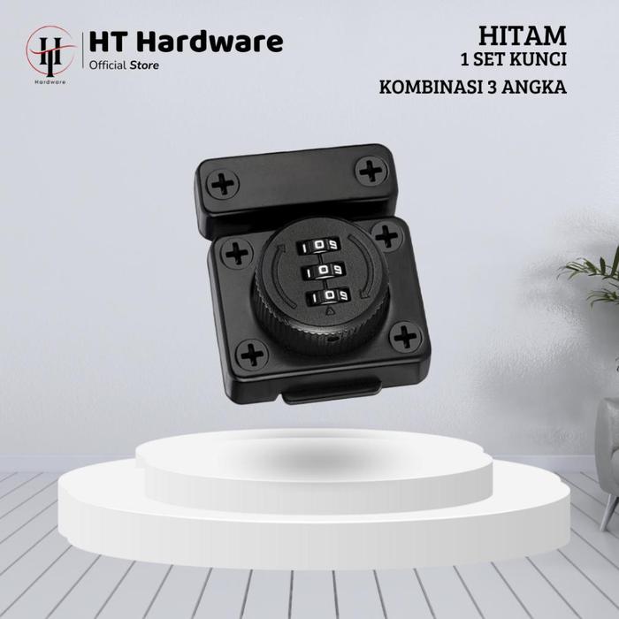 Jual Grendel Kunci Kode Kombinasi 3 Angka Digit Slot Gerendel Pintu ...