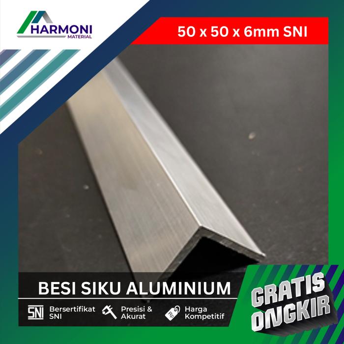 Jual Besi Siku Aluminium 50 x 50 x 6mm x 6M SNI - Kab. Tangerang ...
