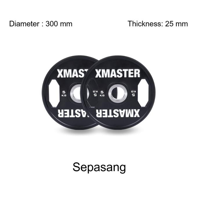 Promo XMASTER Grip Plates CPU Weight Plate Alat Angkat Beban Home Gym ...