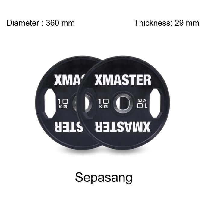 Promo XMASTER Grip Plates CPU Weight Plate Alat Angkat Beban Home Gym ...