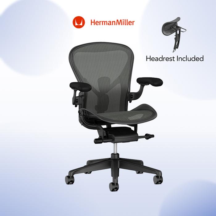 Jual Herman Miller Aeron Remastered Graphite Fully Loaded - Size A ...