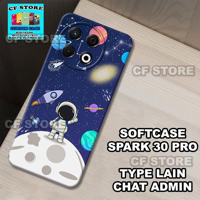 Jual RC17 Casing Karet TECNO SPARK 30 PRO Terbaru 2025 MOTIF ASTRONOT ...