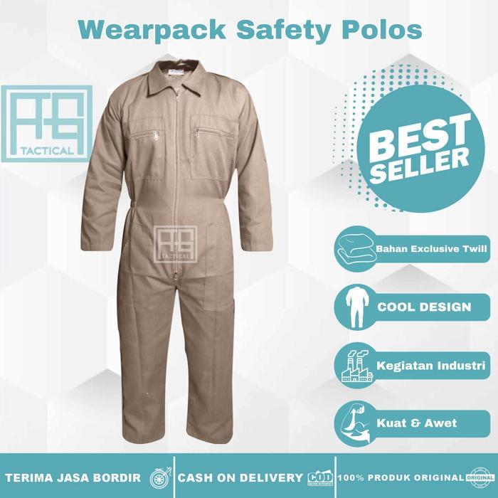 Jual Werpack Safety Polos | wearpack bengkel | baju bengkel | seragam ...