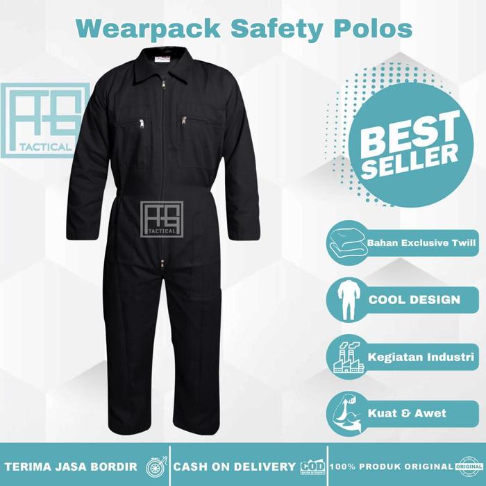 Jual Werpack Safety Polos | wearpack bengkel | baju bengkel | seragam ...