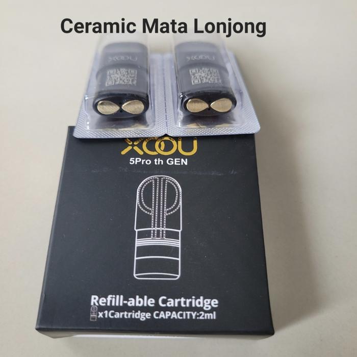 Jual XOOU Refillable Cartridge 5Pro th Geneeation ( Ceramic Mata Alien ...