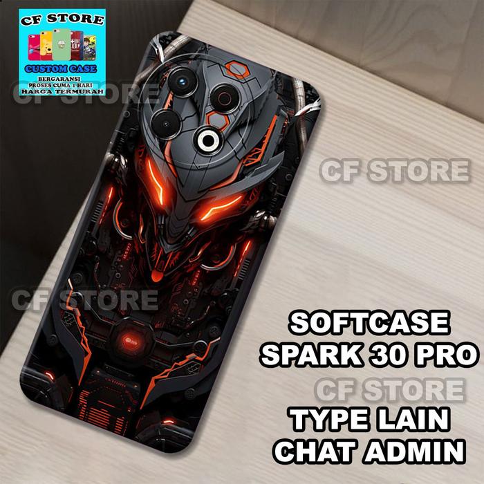 Jual RC16 Casing Karet TECNO SPARK 30 PRO Terbaru 2025 MOTIF ROBOT ...