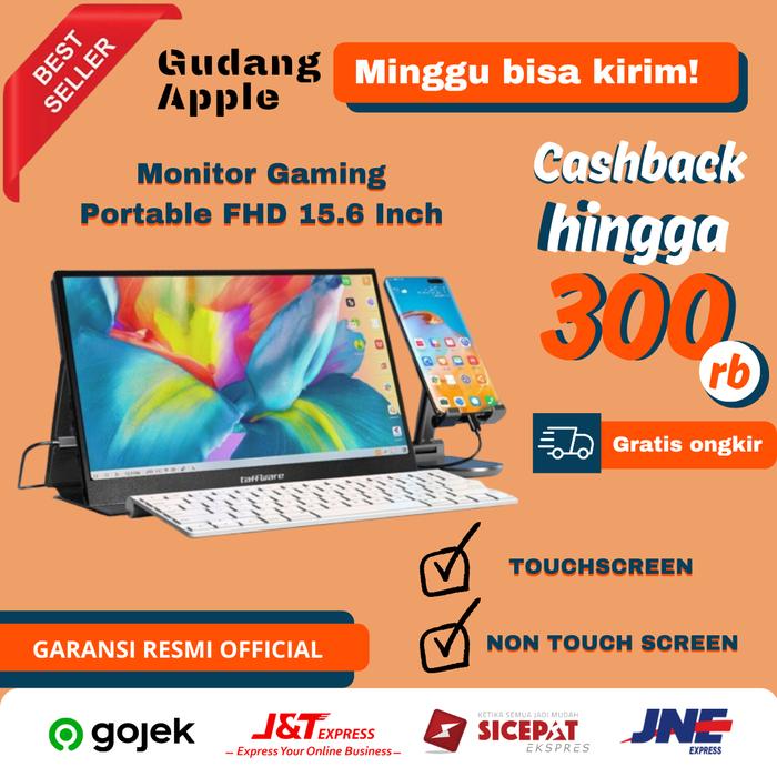 Jual Monitor Gaming Portable FHD 15.6 Inch 1080p Type C with ...