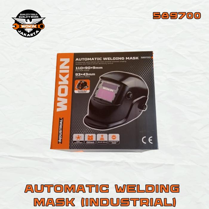 Jual Helm Las Otomatis Wokin | Face Shield Welding Mask Automatic Wokin | Topeng Pelindung ...