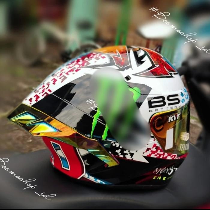 Jual HELM KYT TT COURSE REPN LIVERY PABIO QUARTARARO - Putih, L - Kab ...