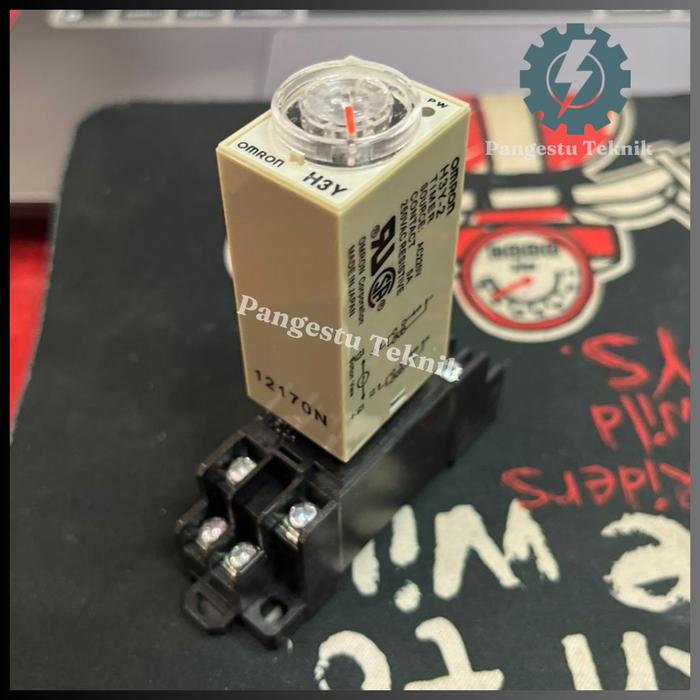 Jual MINI Timer Omron H3Y-2 220 VAc + Socket | Delay Timer Relay 30S / 60S Detik | Omron - 30 ...